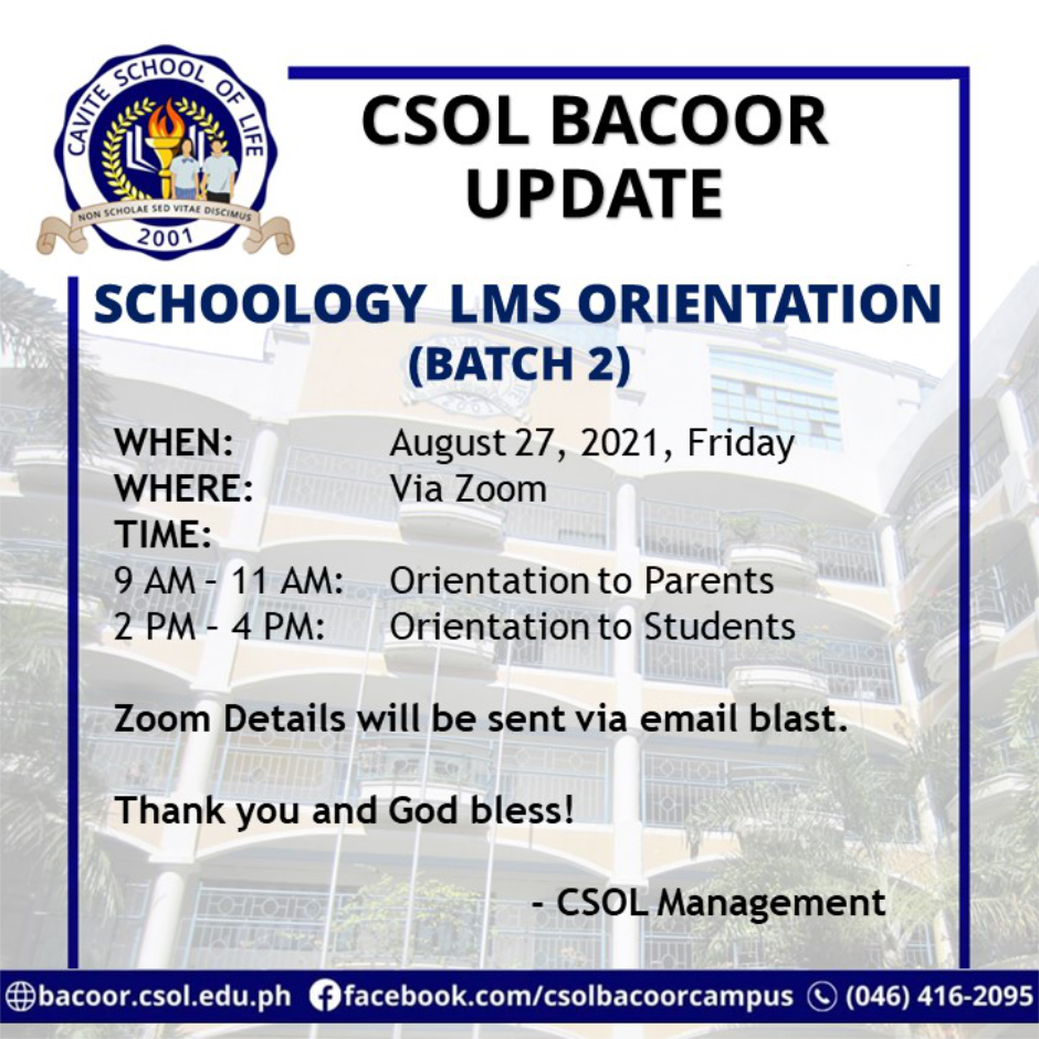 Cavite School of Life - Bacoor